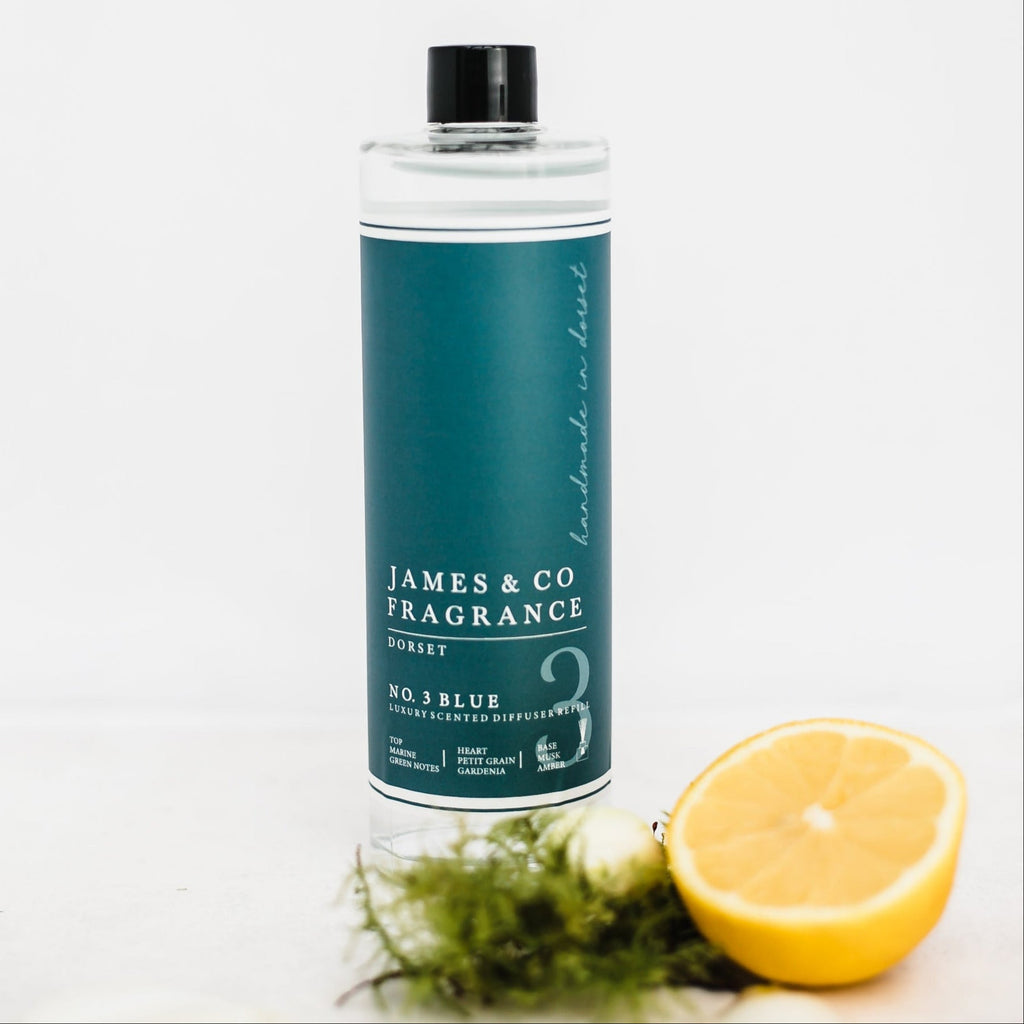No. 3 Blue Diffuser Refill Oil – James & Co Fragrance